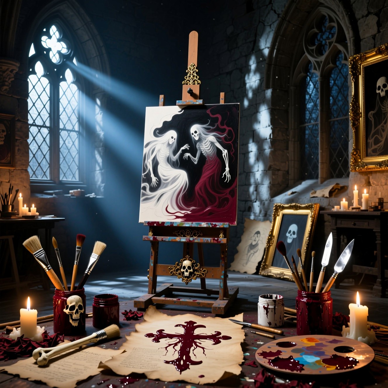 Free Occult Art Studio Photo - Gothic, Studio, Candlelight | Download at StockCake