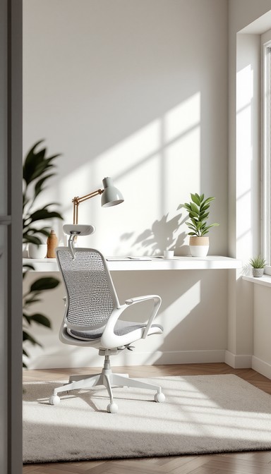 Free Sunlit Minimalist Workspace Image - Minimal, Workspace, Ergonomic ...