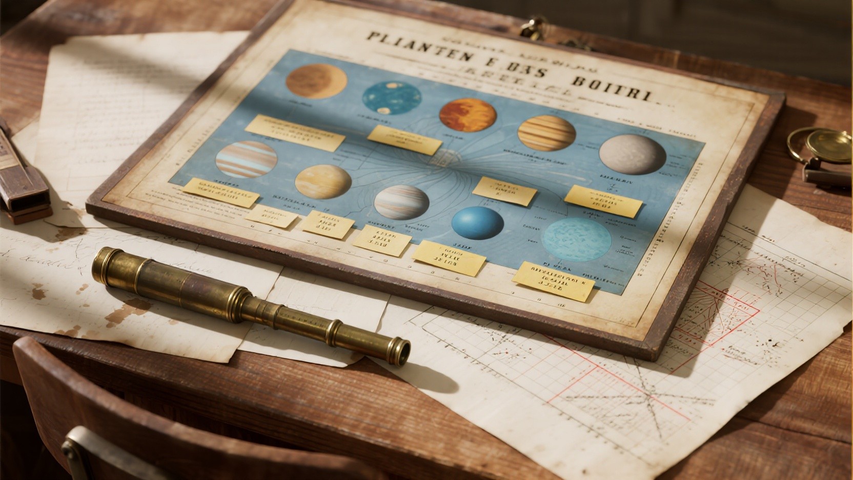 Free Vintage Astronomy Chart Photo Planetary Vintage Educational