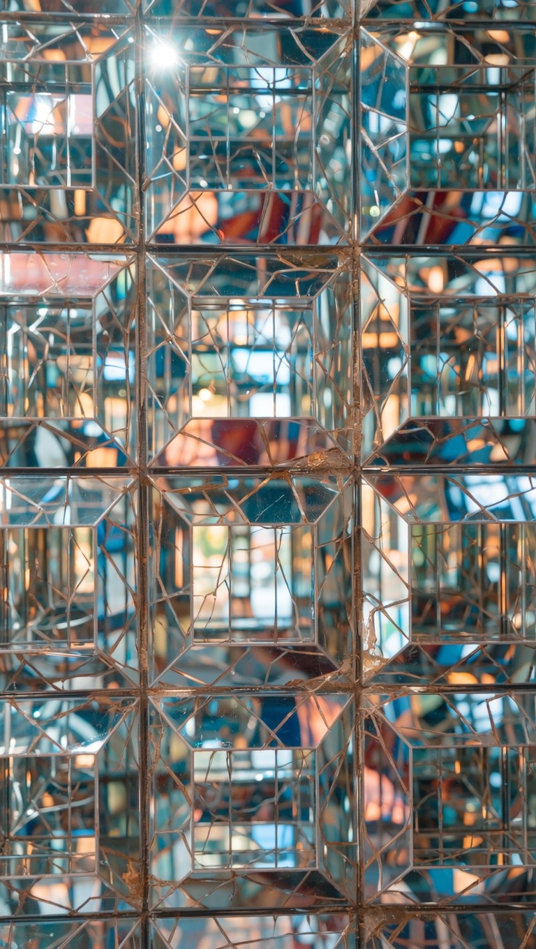 Free Infinite Mirror Maze Photo Kaleidoscopic Mirrors Reflections