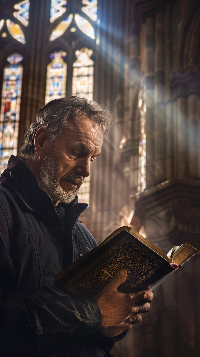 Free Reading Sacred Text Image - Man, Reading, Church | Download at ...