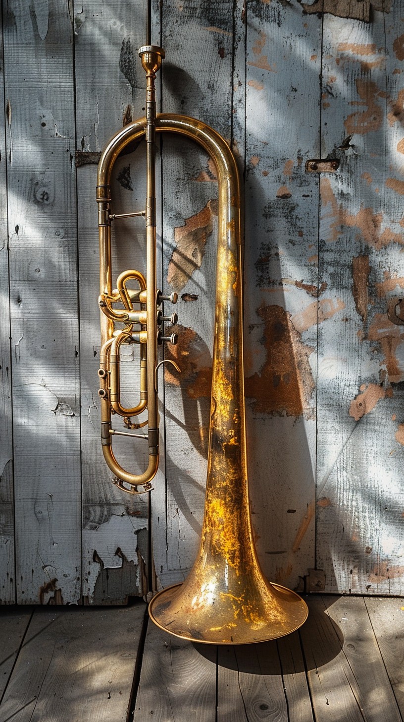 Free Vintage Brass Trumpet Image - Trumpet, Brass, Vintage | Download ...