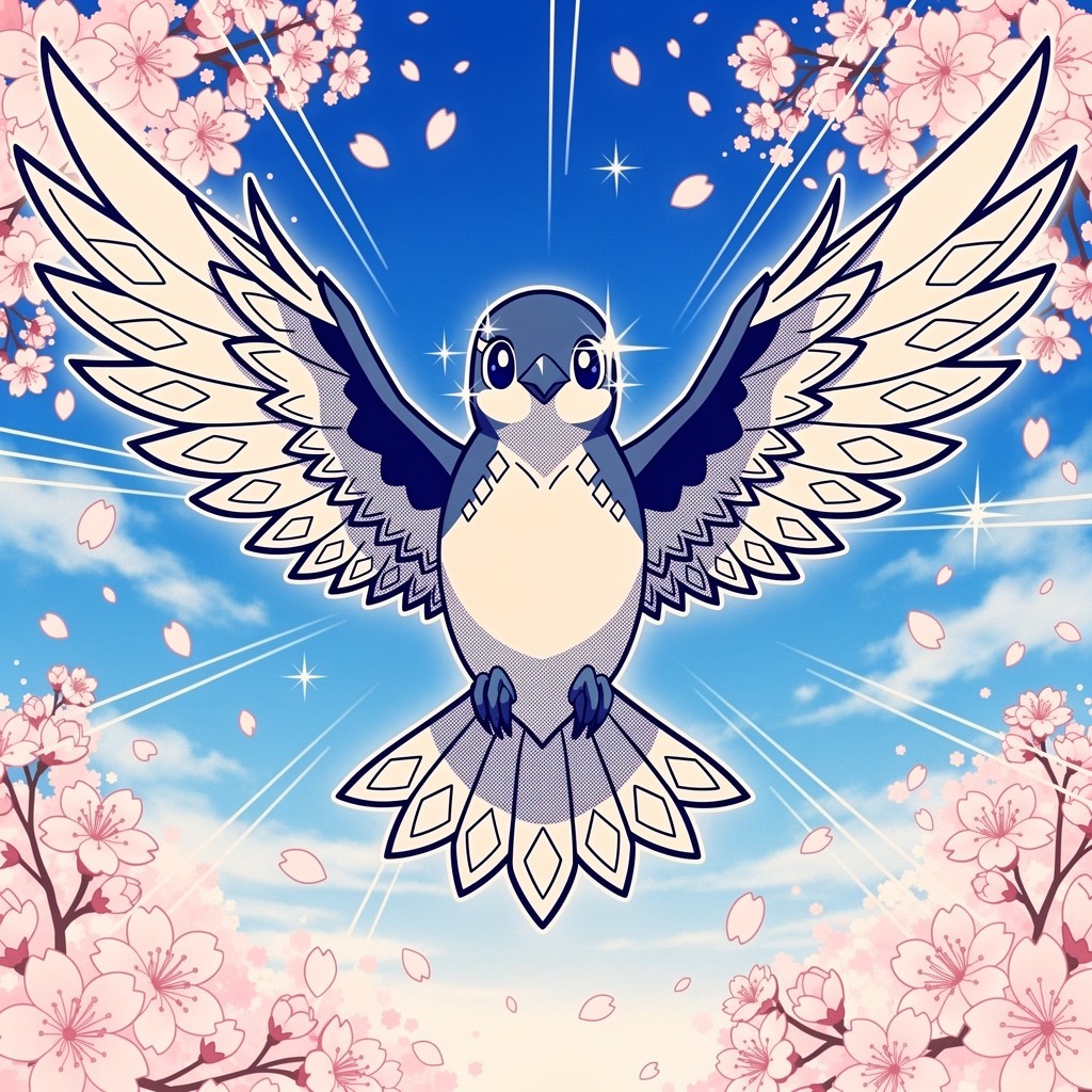 Free Elegant Anime Bird Image - Anime, Manga, Bird | Download at StockCake