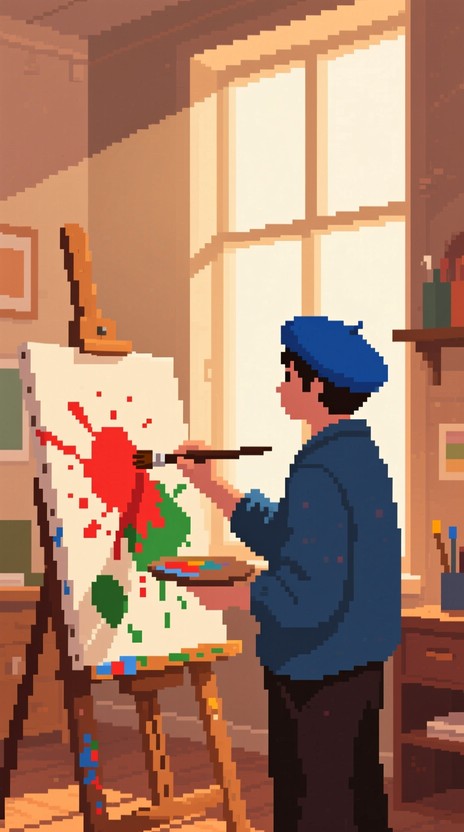 Free Duck Artist Creating Image - Duck, Artist, Painter | Download at ...