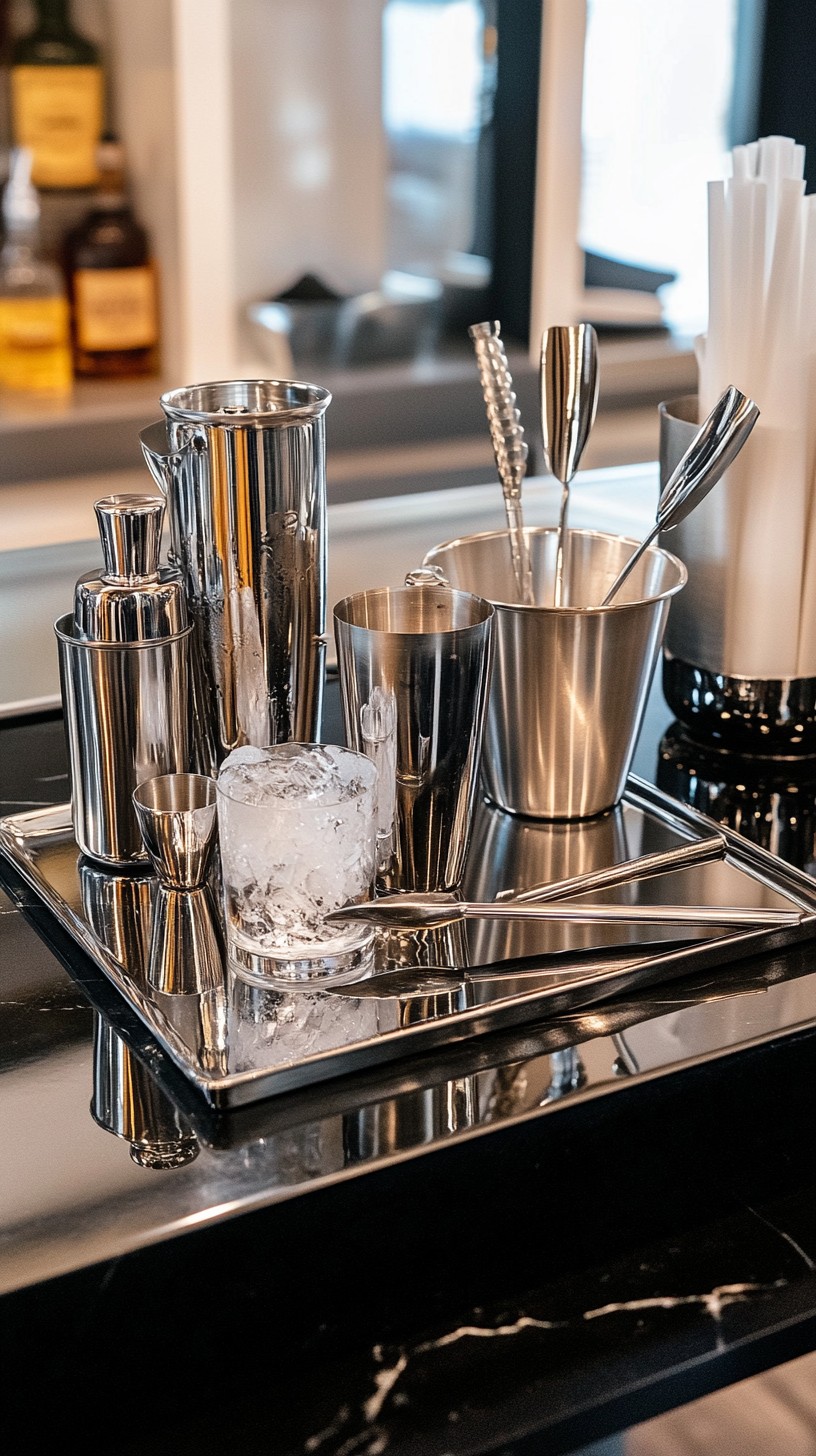 Free Bar Tool Set Image - Bar, Elegance, Stainless | Download at StockCake