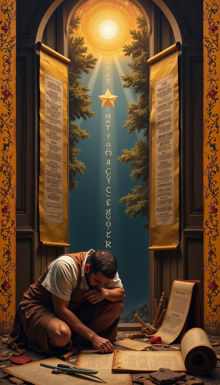 Free Divine Code Craftsman Image - Craftsman, Developer, Manuscript | Download at StockCake