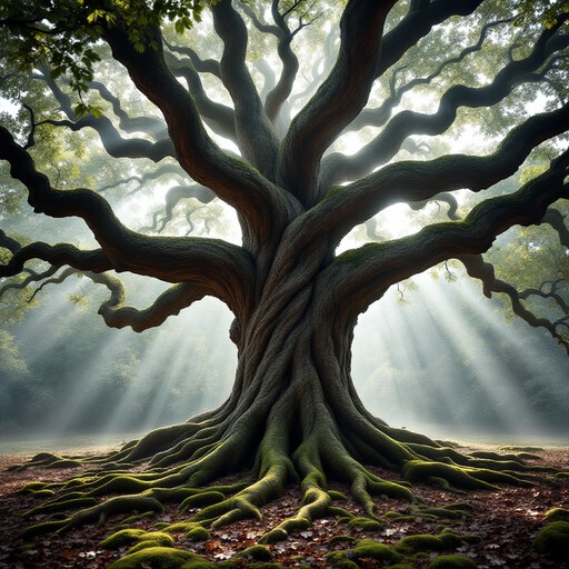 Free Majestic oak tree Image - Tree, Oak, Forest | Download at StockCake