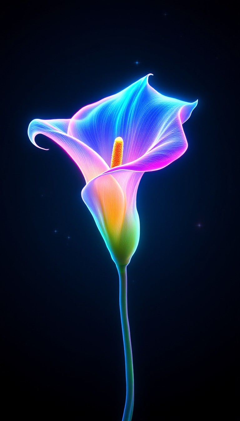 Free Neon Lily Dreams Image - Cyberpunk, Holographic, Neon | Download ...