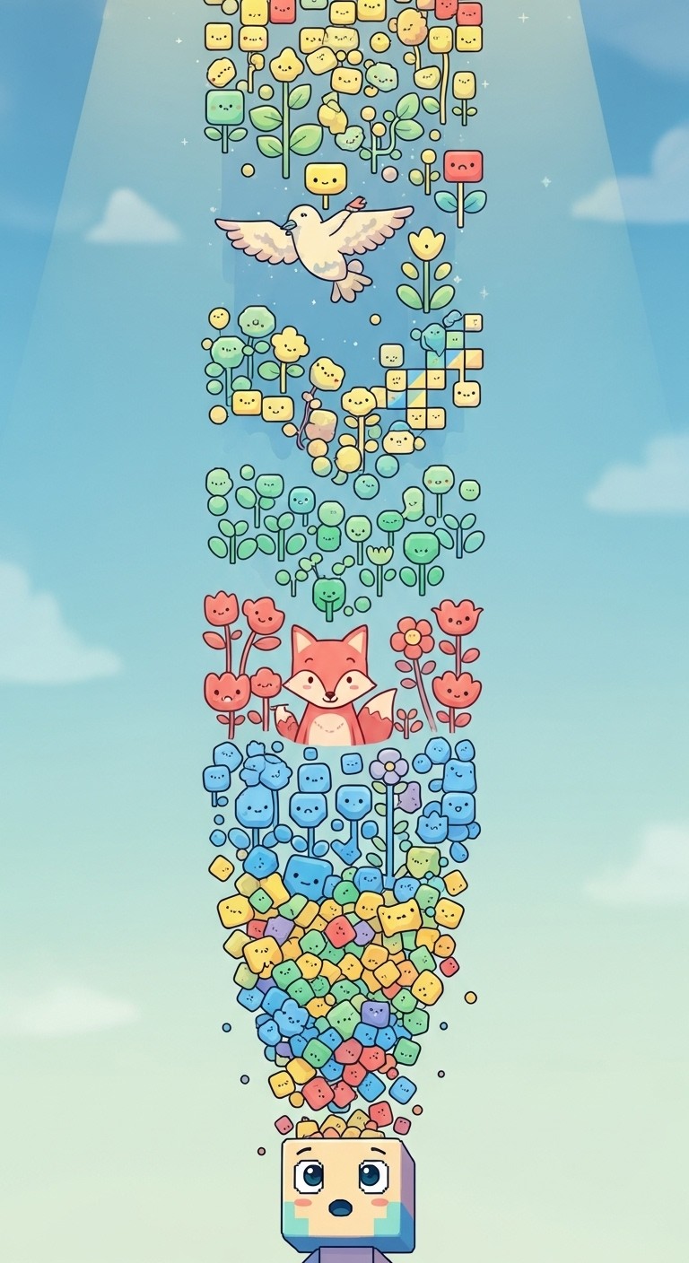 Free Pixel Magic Transformation Photo - Pixels, Transformation, Cascade ...