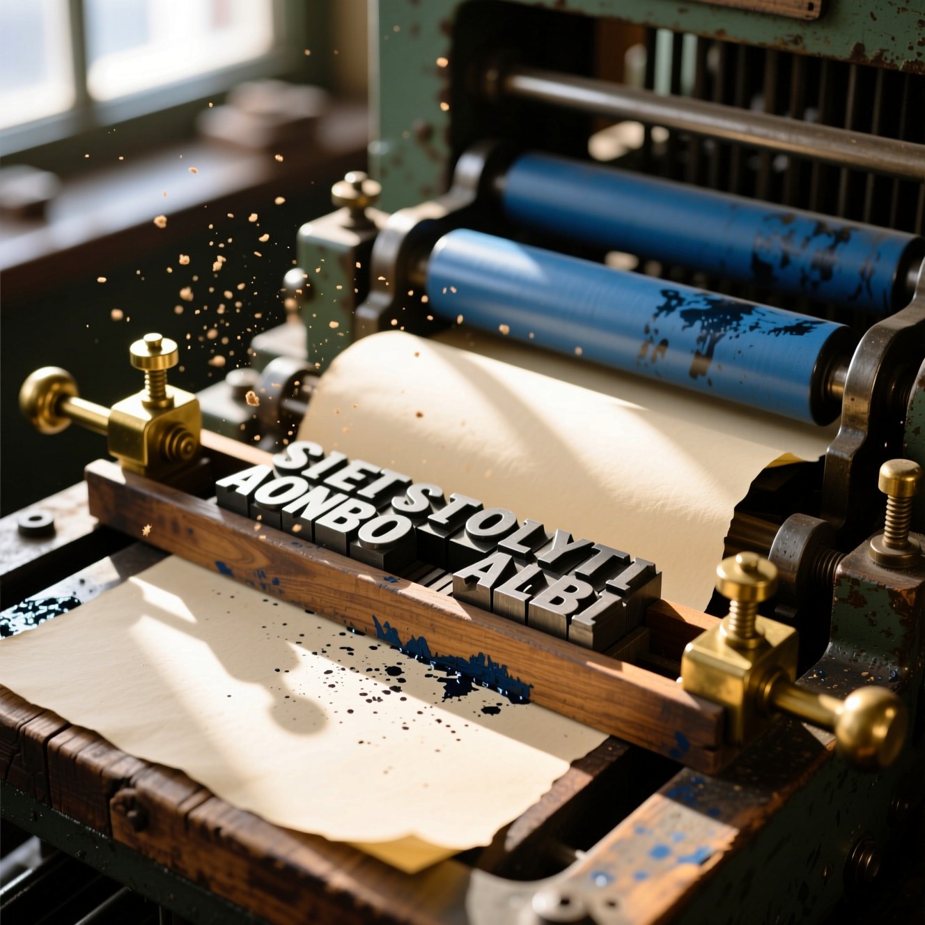 Free Letterpress in Action Image - Letterpress, Vintage, Printing ...