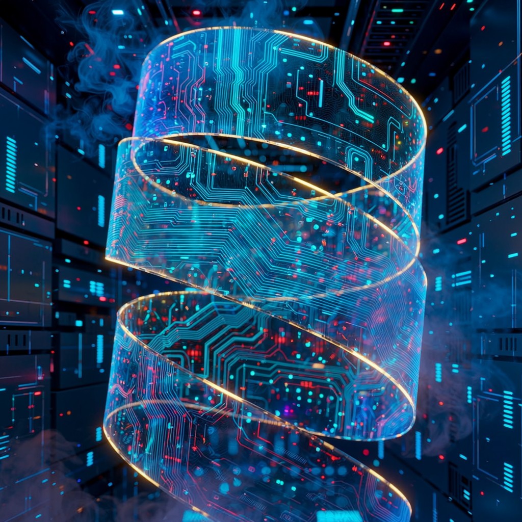 Free Electric Teal Vortex Photo - Cyberpunk, Neon, Digital | Download ...