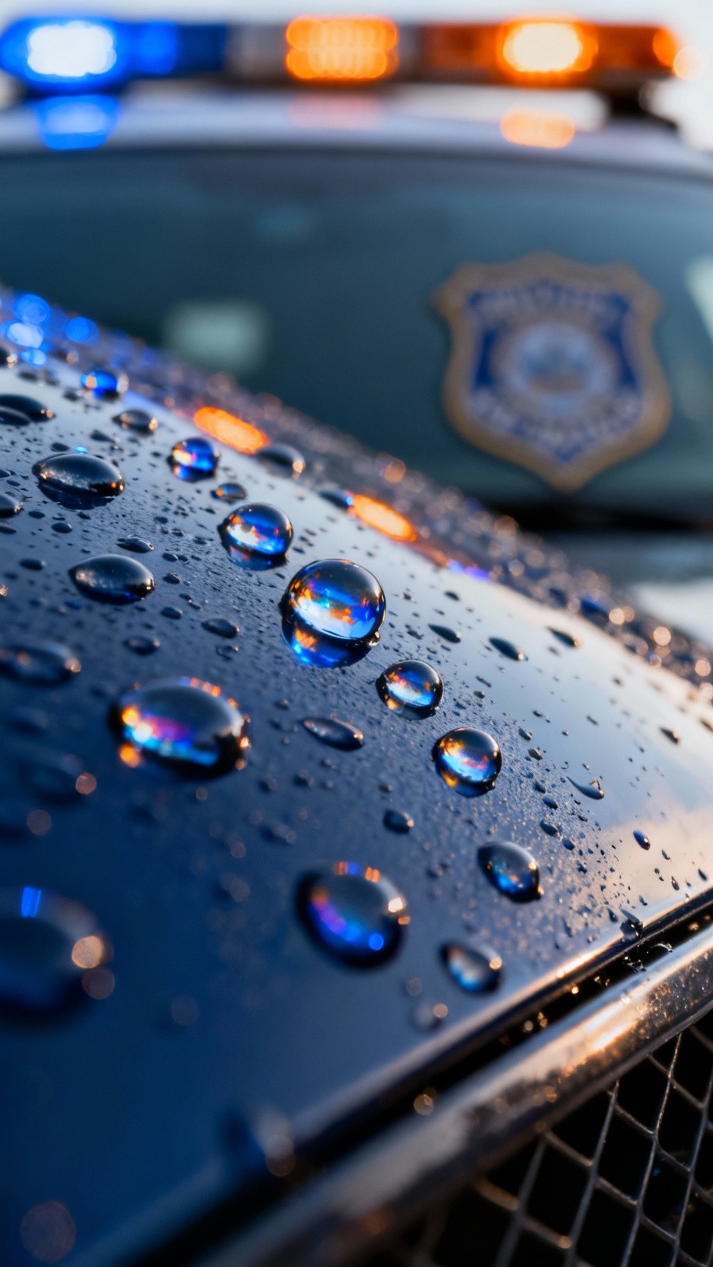 Free Droplets Reflecting Duty Image - Raindrops, Police, Macro ...