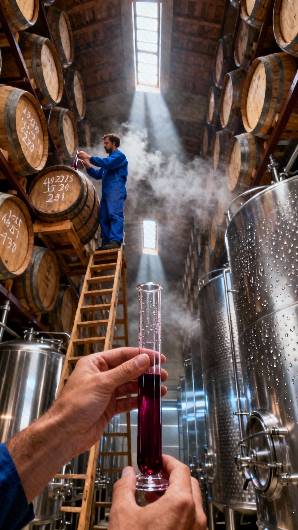 Free Winemaking in action Photo - Winemaking, Cellar, Barrels ...
