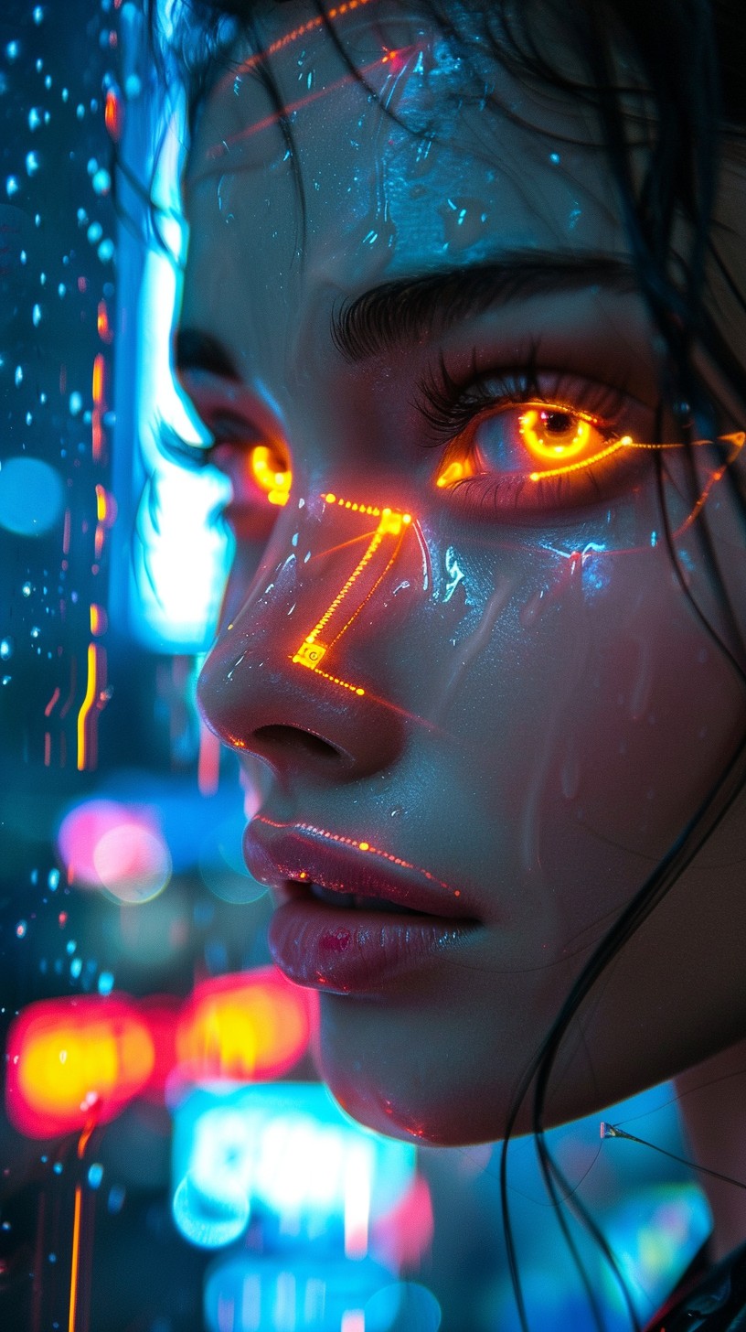 Free Neon Glowing Eyes Image - Neon, Portrait, Woman | Download at ...