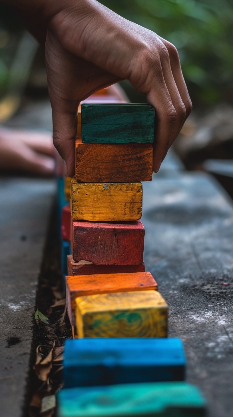 Free Building Block Tower Image - Blocks, Hand, Wooden | Download at ...