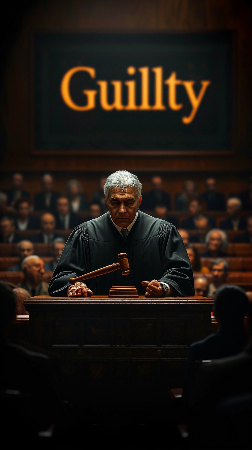 Free Judge Delivers Verdict Photo Courtroom Judge Verdict