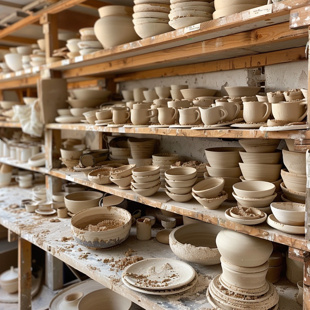 Free Pottery Workshop Shelves Photo - Pottery, Workshop, Shelves ...