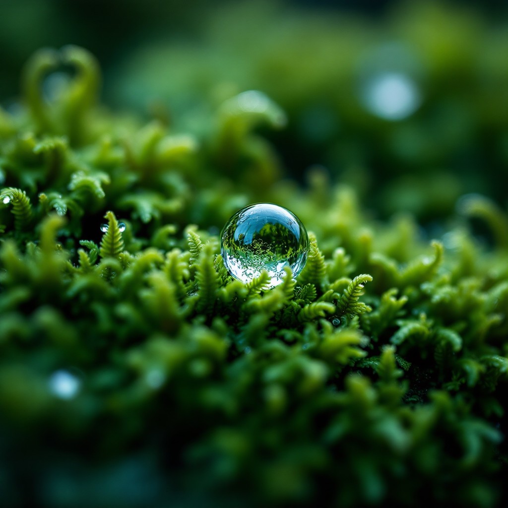 Free Dewy Moss Jewel Image - Moss, Dew, Droplet | Download at StockCake