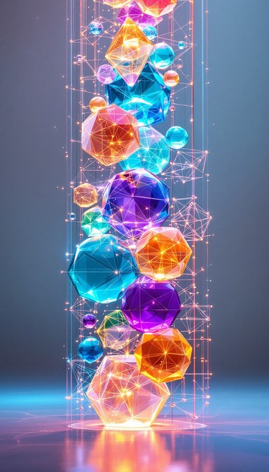Free Colorful Abstract Geometry Image - Geometric, Translucent ...