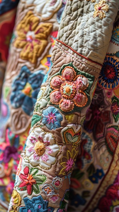Free Elegant Floral Embroidery Image - Embroidery, Textile, Fabric ...