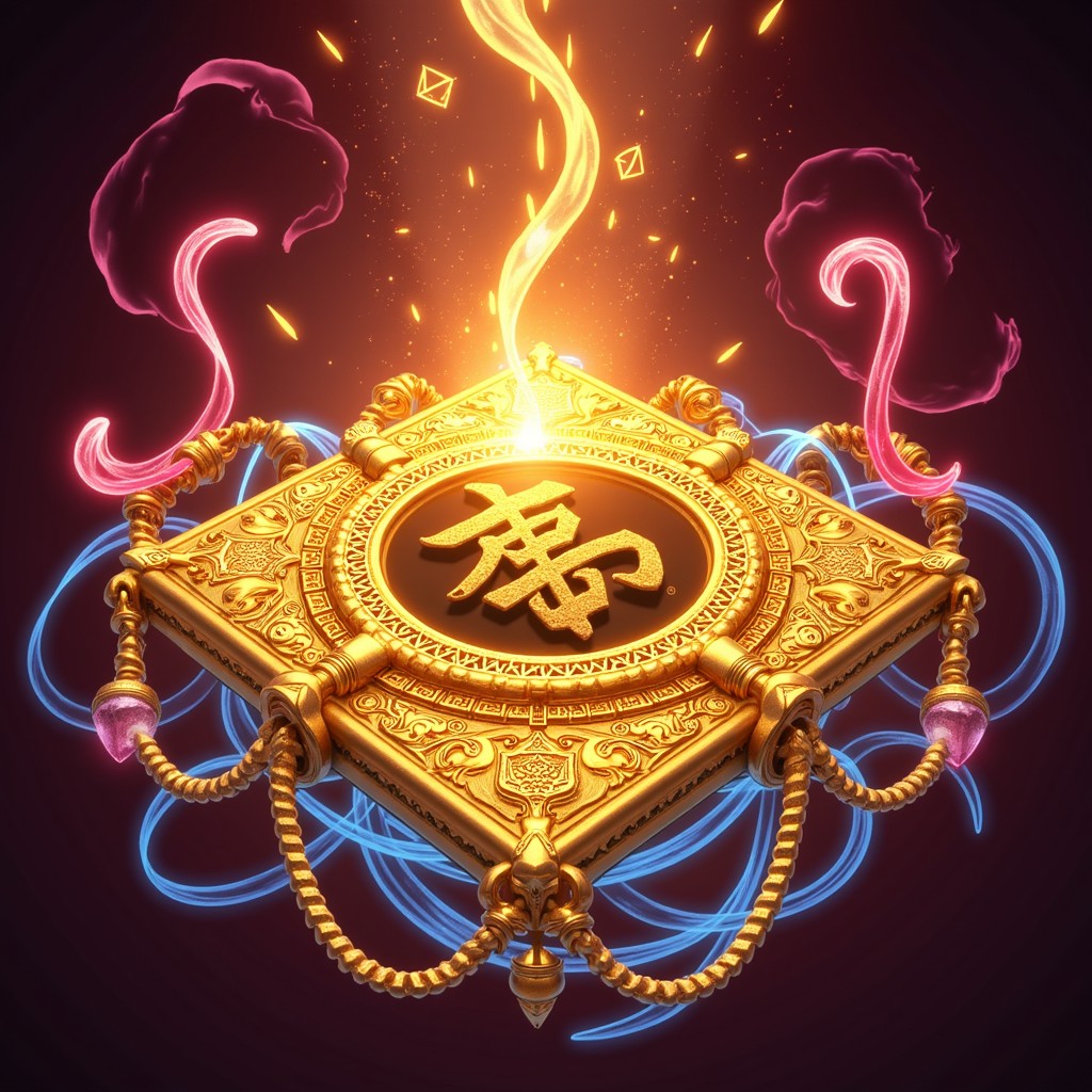 Free Mystical Golden Talisman Image - Golden, Artifact, Magical ...
