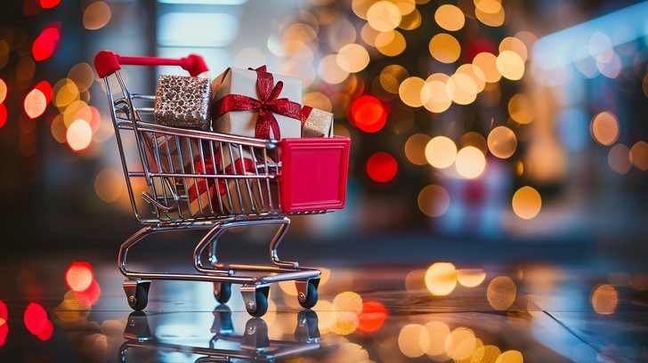 Free Festive Shopping Cart Image - Shopping, Gifts, Festive | Download ...