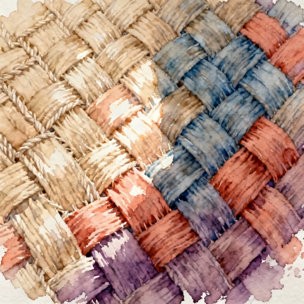 Free Woven Watercolor Texture Image - Watercolor, Basketweave, Textile ...