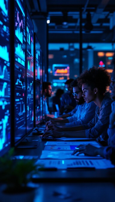 Free Digital Night Work Image - Technology, Cybersecurity, Data ...