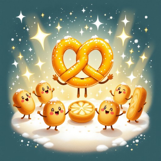 Free Magical Pretzel Orchestra Image - Pretzel, Snacks, Conductor ...