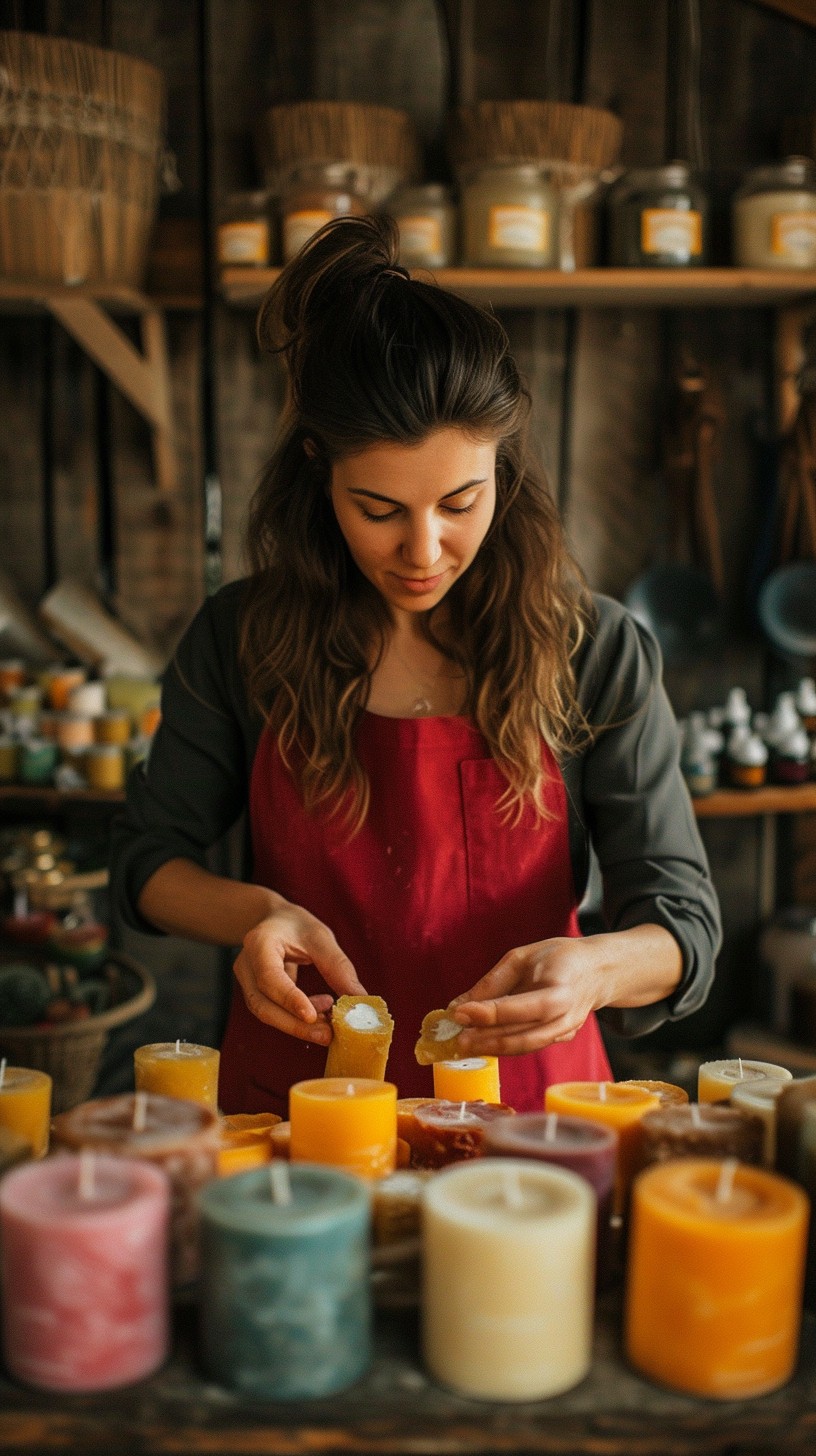 Free Candle Making Artisan Image - Artisan, Crafting, Candles ...