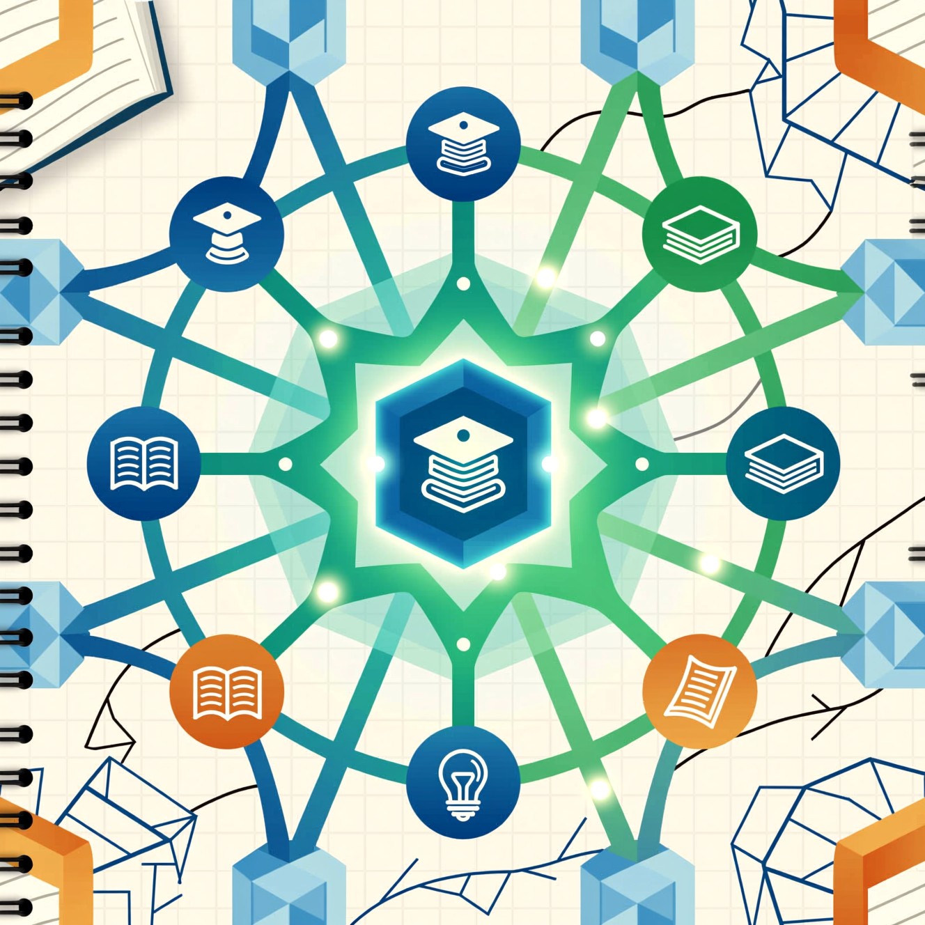 Free Connected Learning Web Image - Education, Network, Knowledge ...