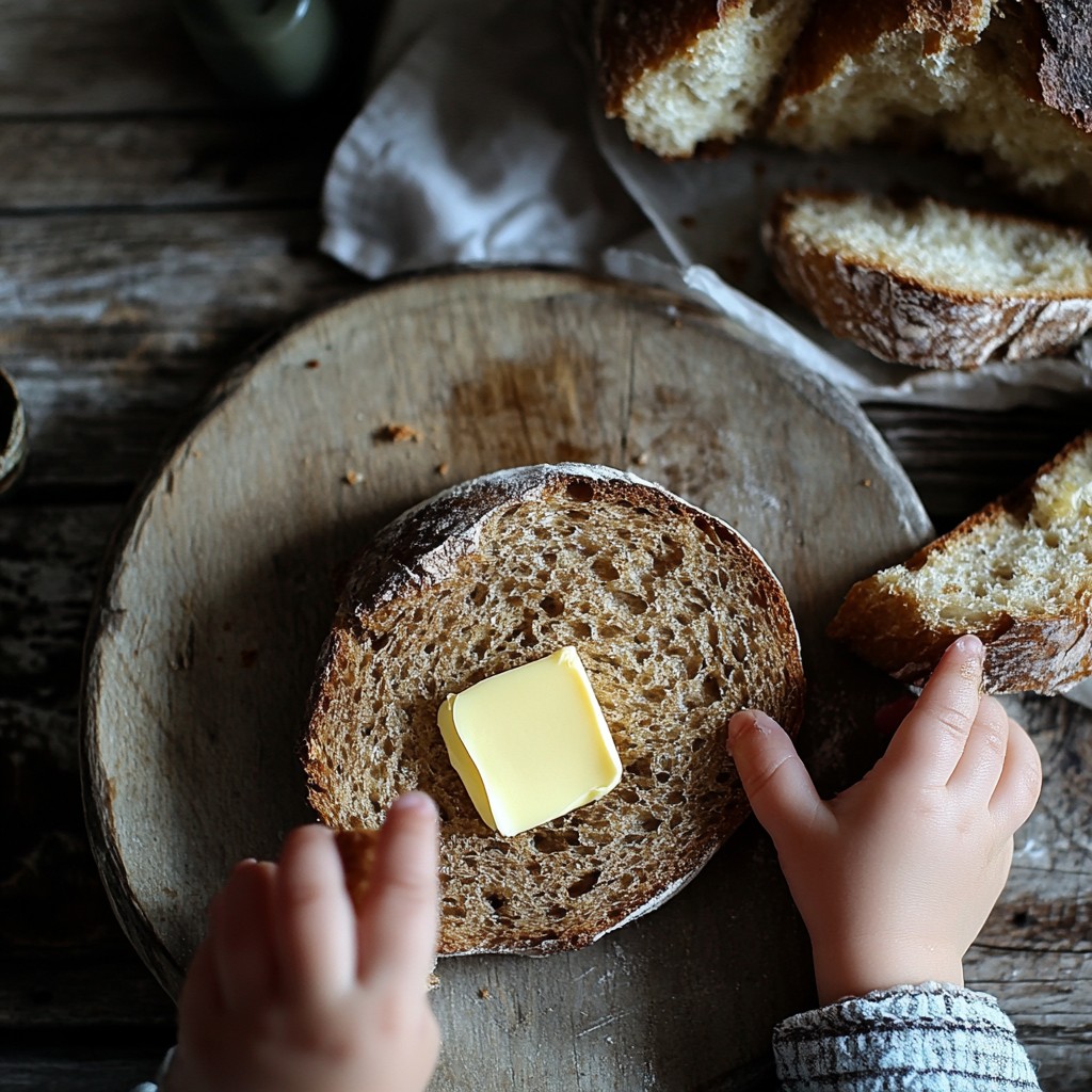 Free Butter on bread Image - Bread, Butter, Child | Download at StockCake