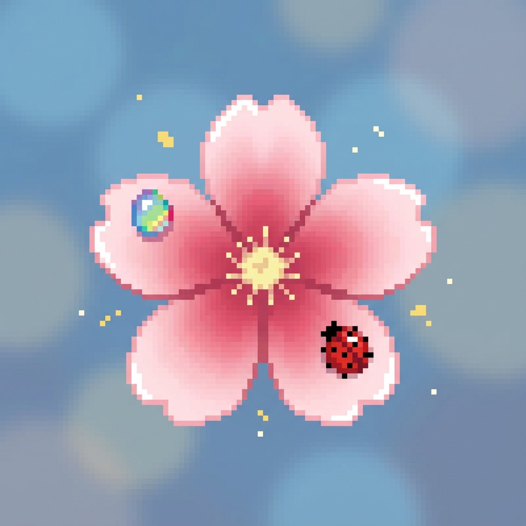 Free Pixel Cherry Blossom Photo - Cherry, Blossom, Sakura | Download at ...