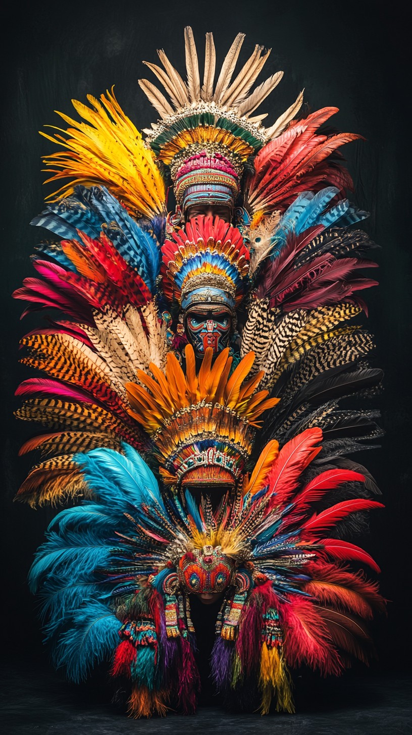 Free Colorful ceremonial headdress Image - Feathers, Vibrant ...