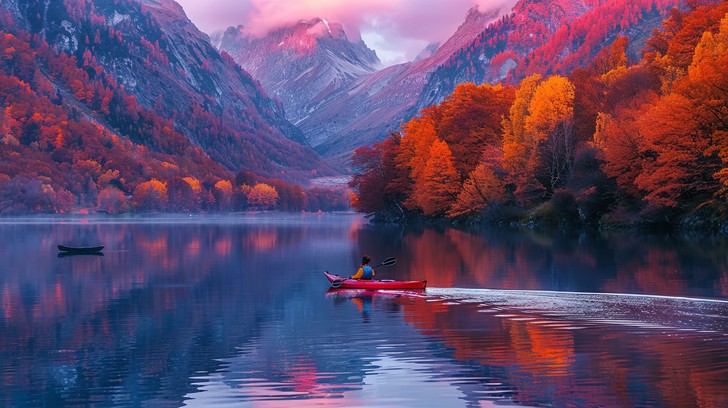 Free Serene Kayak Adventure Image - Kayak, Sunset, Lake | Download at ...