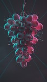 Free Cyberpunk Grape Glow Photo - Cyberpunk, Neon, Grapes | Download at StockCake