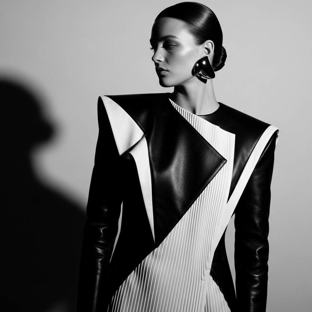 Free Geometric Fashion Bold Image - Fashion, Monochrome, Geometric ...