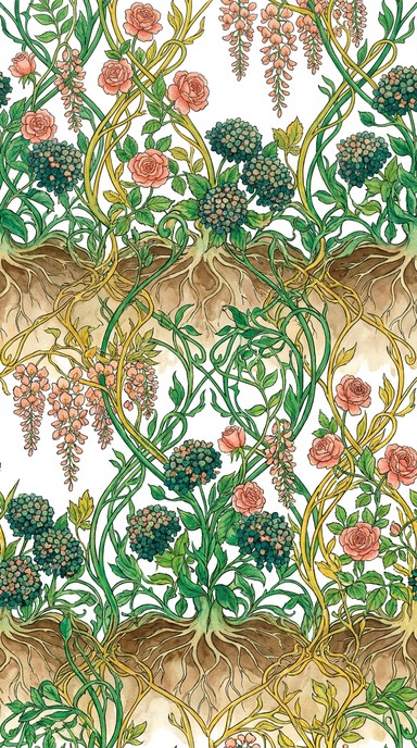 Free Art Nouveau Elegance Image - Pattern, Botanical, Elegant ...