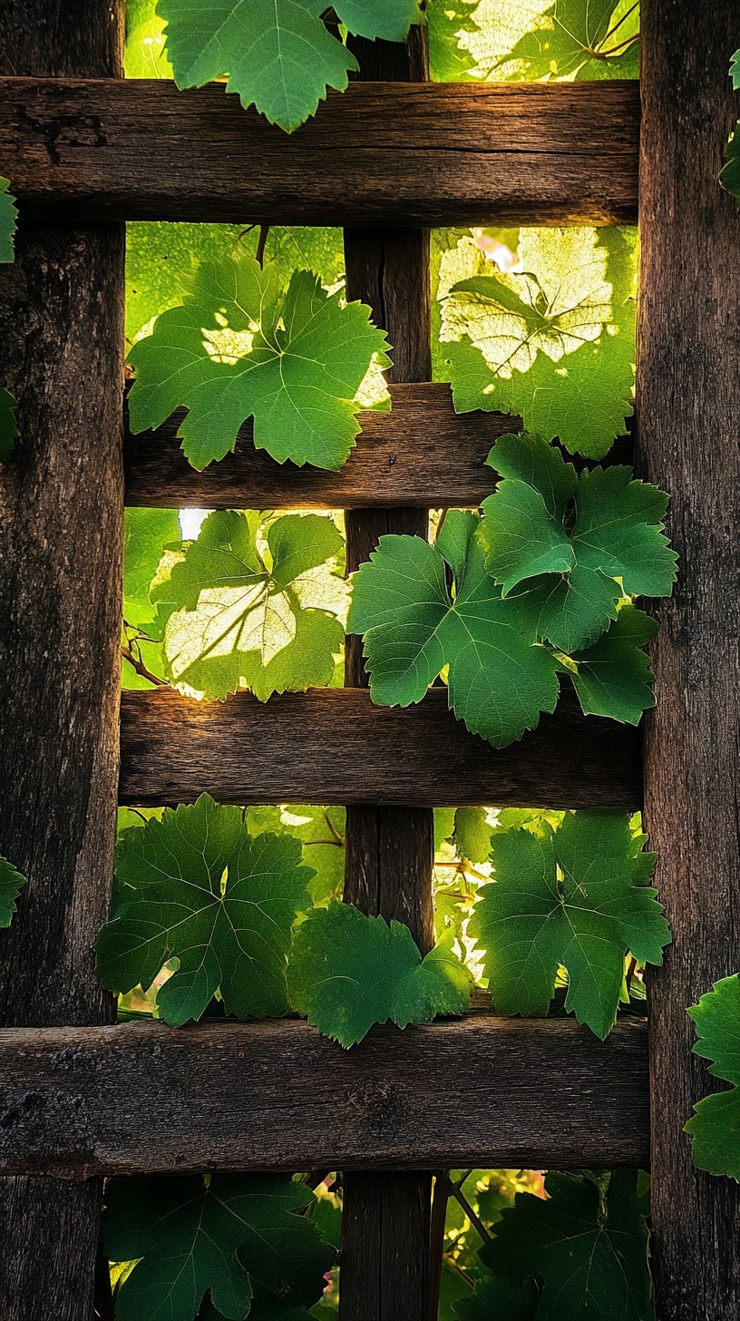 Free Sunlit Grapevine Lattice Photo - Sunlight, Grapevine, Lattice ...