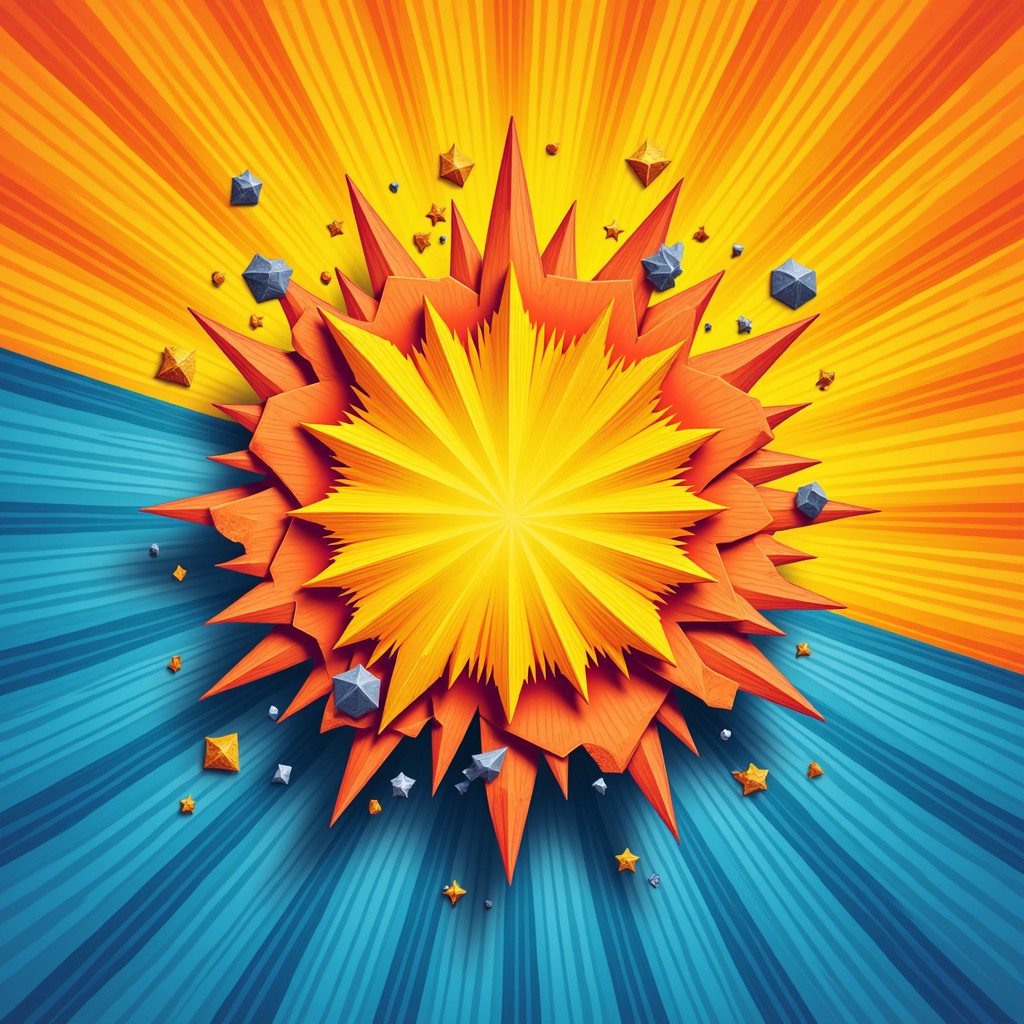 Free Radiant Color Burst Image - Starburst, Explosion, Geometric ...