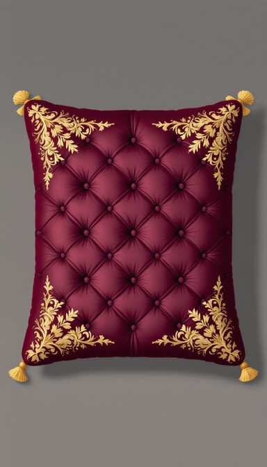 Free Royal Burgundy Cushion Image - Cushion, Pillow, Victorian ...