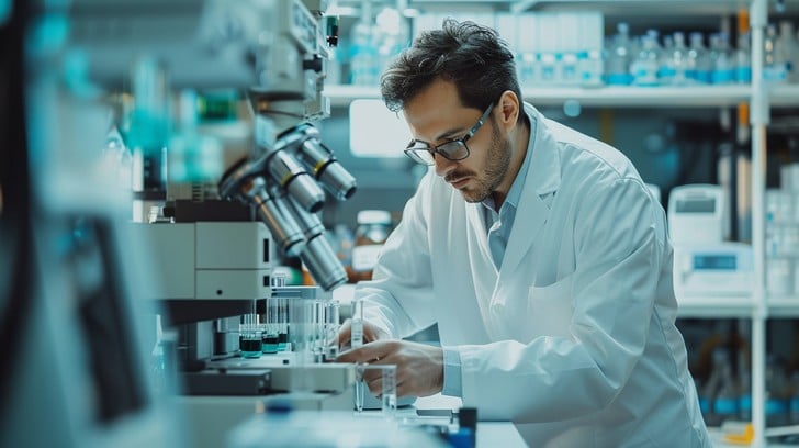 Free Scientist Analyzing Samples Image - Scientist, Laboratory ...