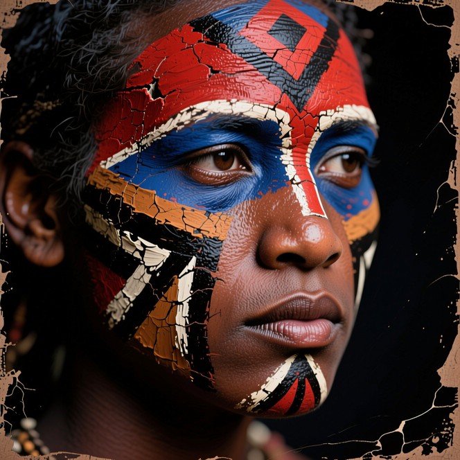 Free Ceremonial Face Paint Photo - Ceremonial, Portrait, Face ...