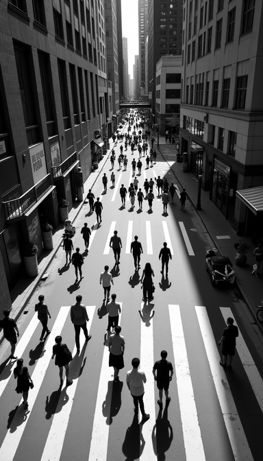 Free Urban crossing patterns Image - Urban, Pedestrians, Crosswalk ...