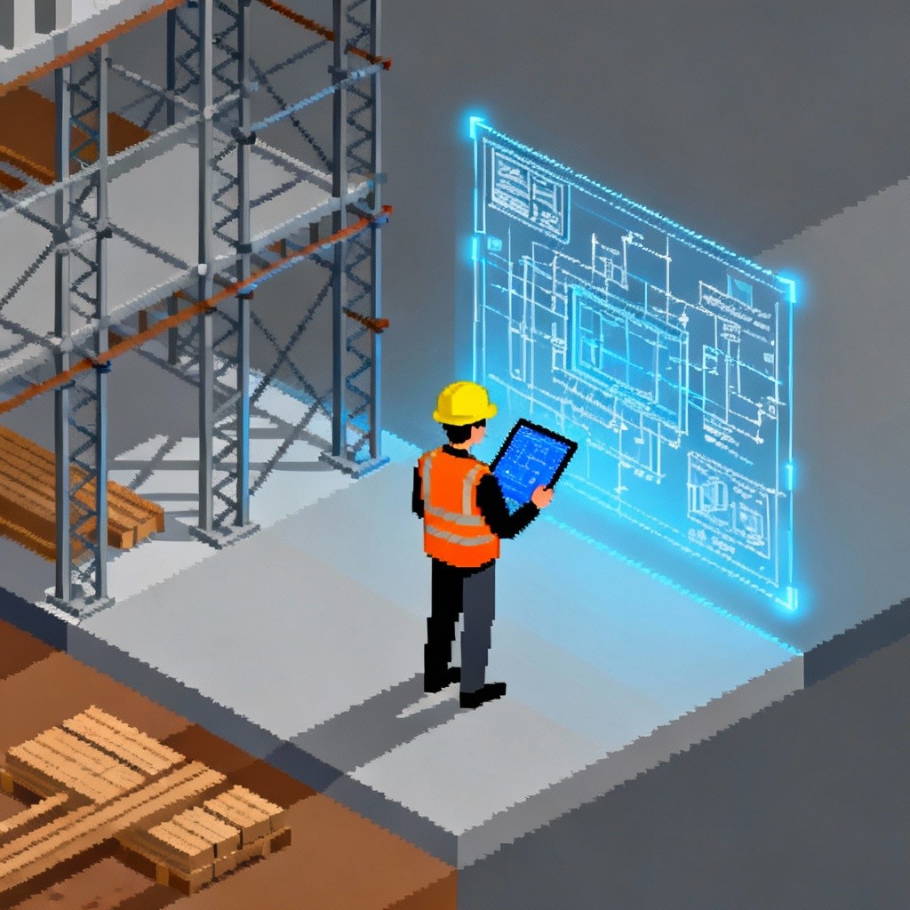 Free Blueprint Reality Fusion Photo Construction Digital Blueprint