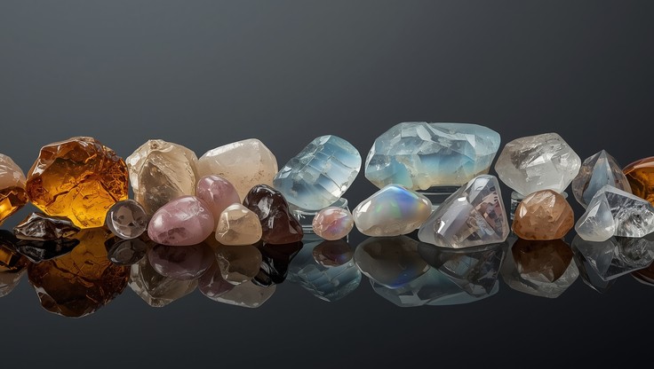 Free Translucent Crystal Arrangement Photo - Gemstones, Crystals ...