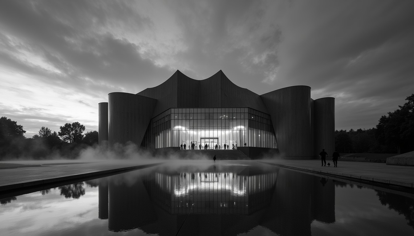 Free Illuminated Architectural Reflection Image - Architecture, Modern ...