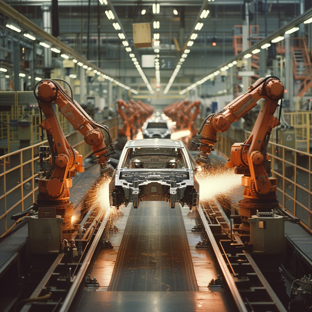 Free Robotic Assembly Line Image - Robotics, Manufacturing, Automation ...