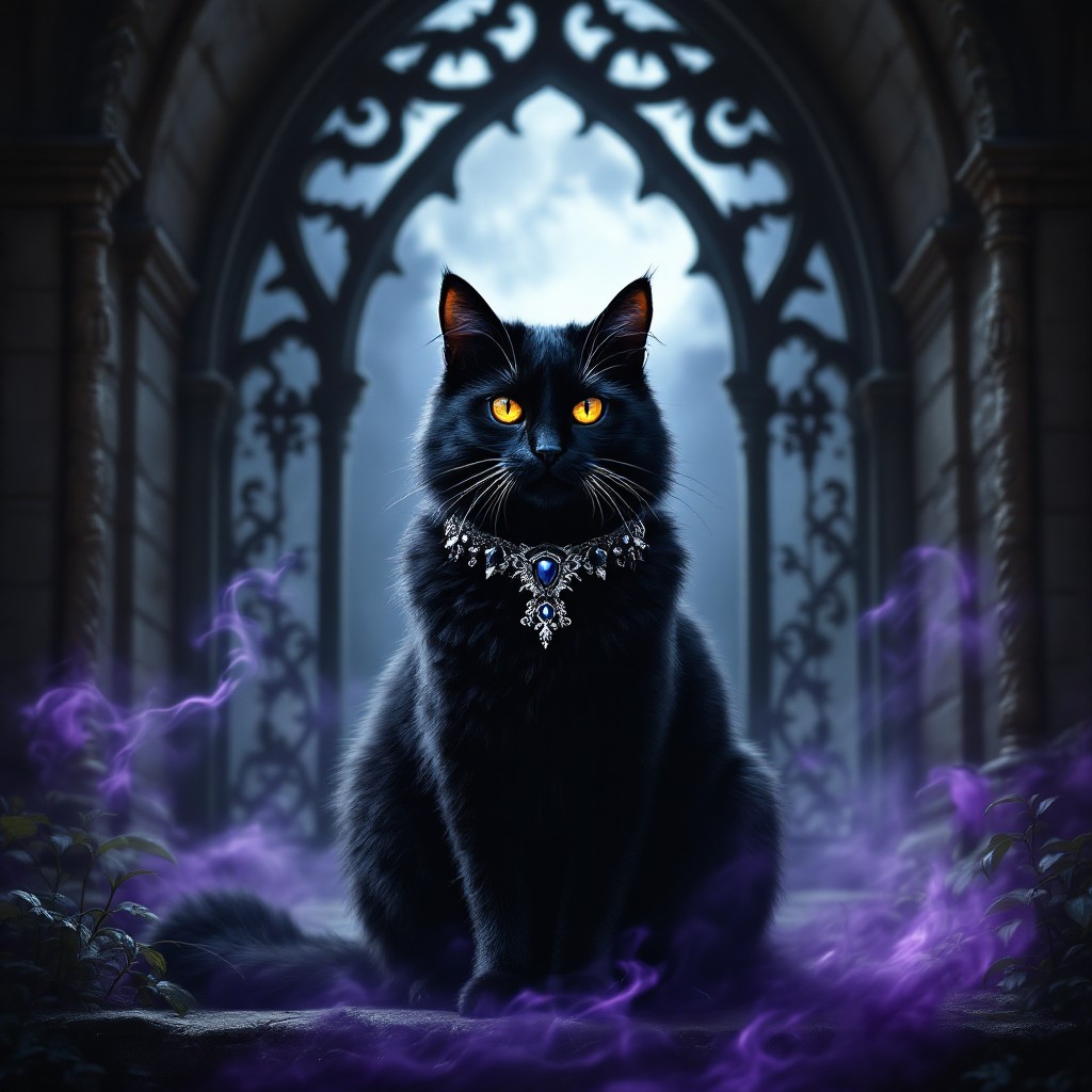 Free Mystical Gothic Cat Image - Gothic, Cat, Magical | Download at ...