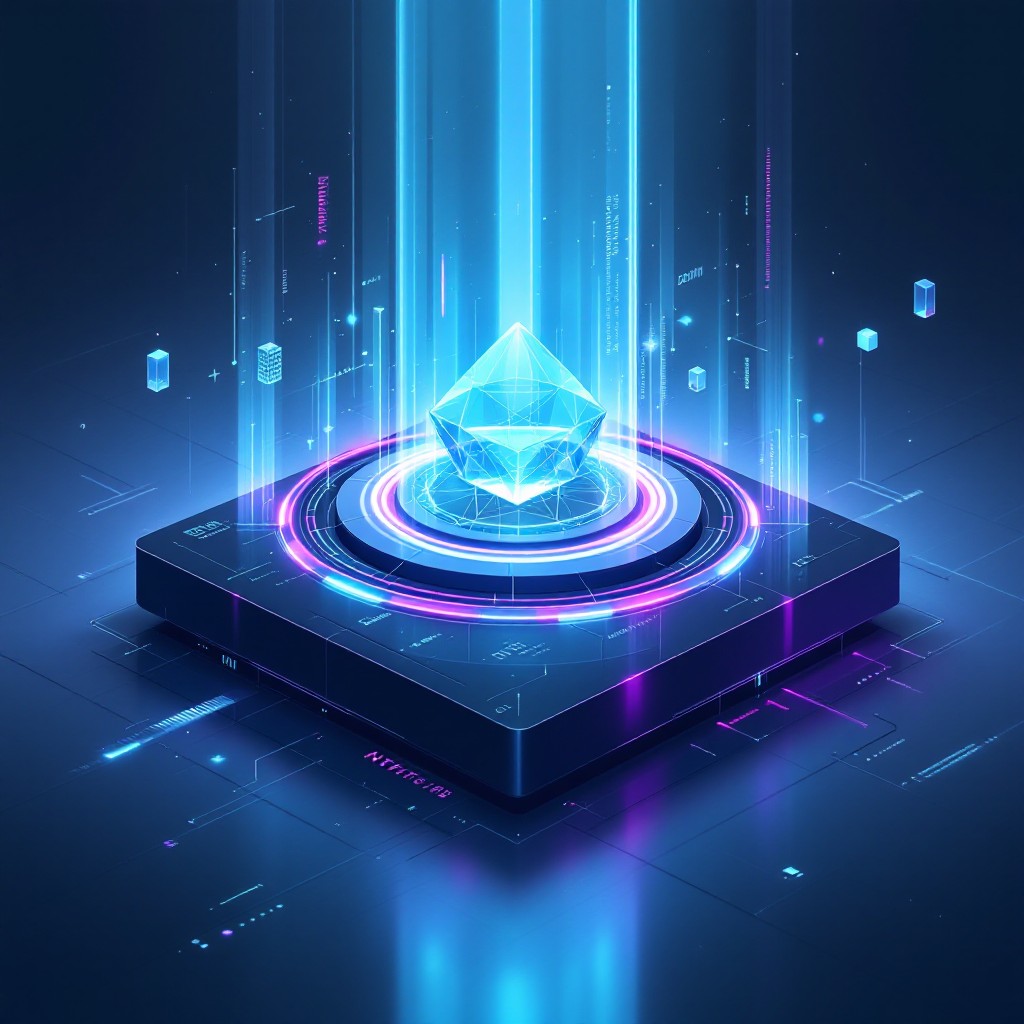Free Quantum Crystal Interface Image - Hologram, Crystal, Quantum ...